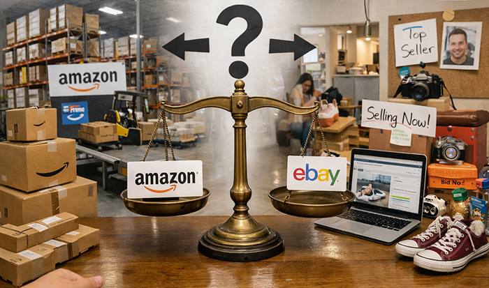 Sell on Amazon or eBay? Cost & Fee Comparison