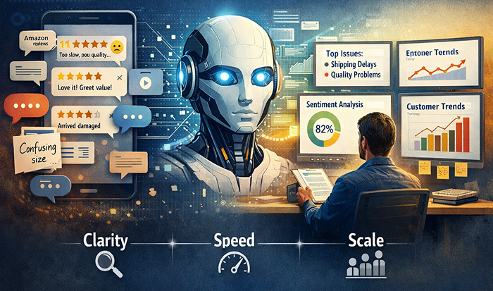 The Role of AI in Amazon Review Analysis for Better Sales